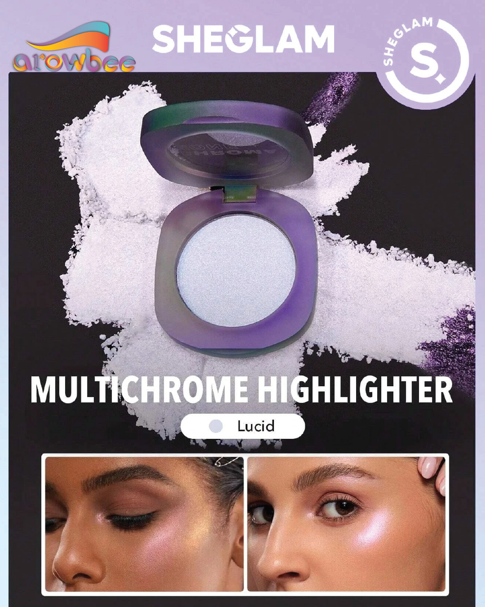 SHEGLAM Chroma Zone Multichrome Highlighter – Arowbee