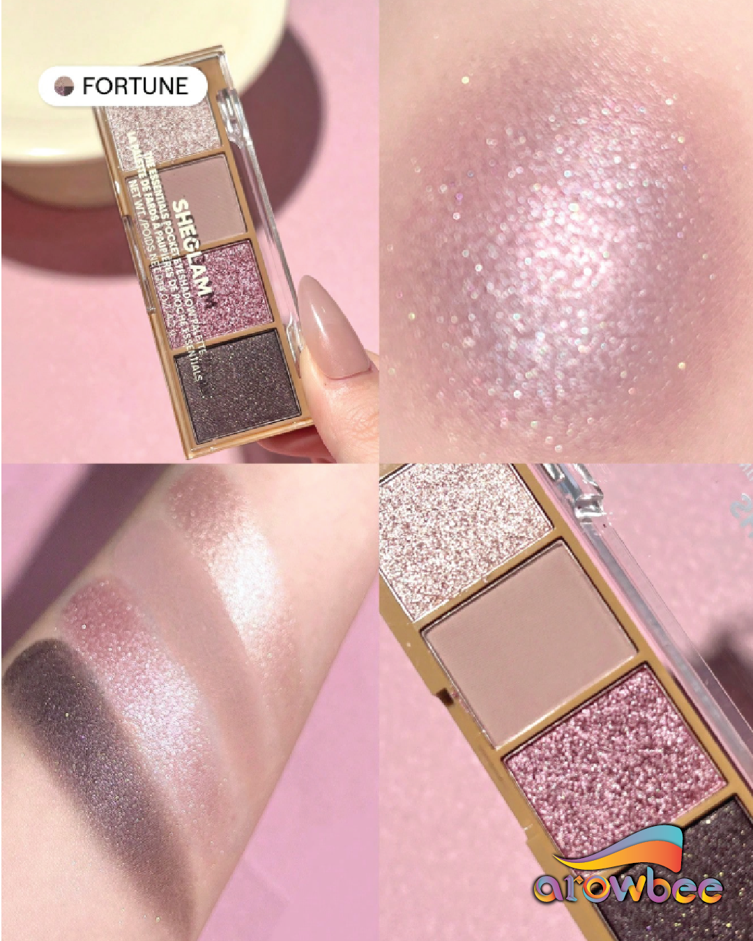 SHEGLAM The Essentials Pocket Eyeshadow Palette – Arowbee