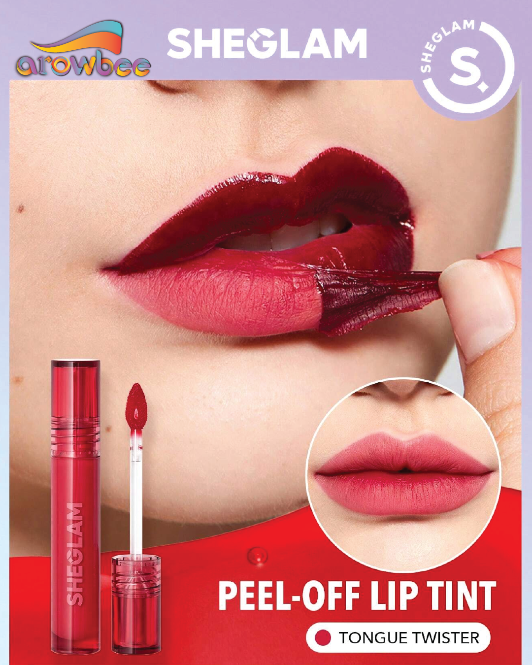 SHEGLAM Peel Talk Lip Tint – Arowbee