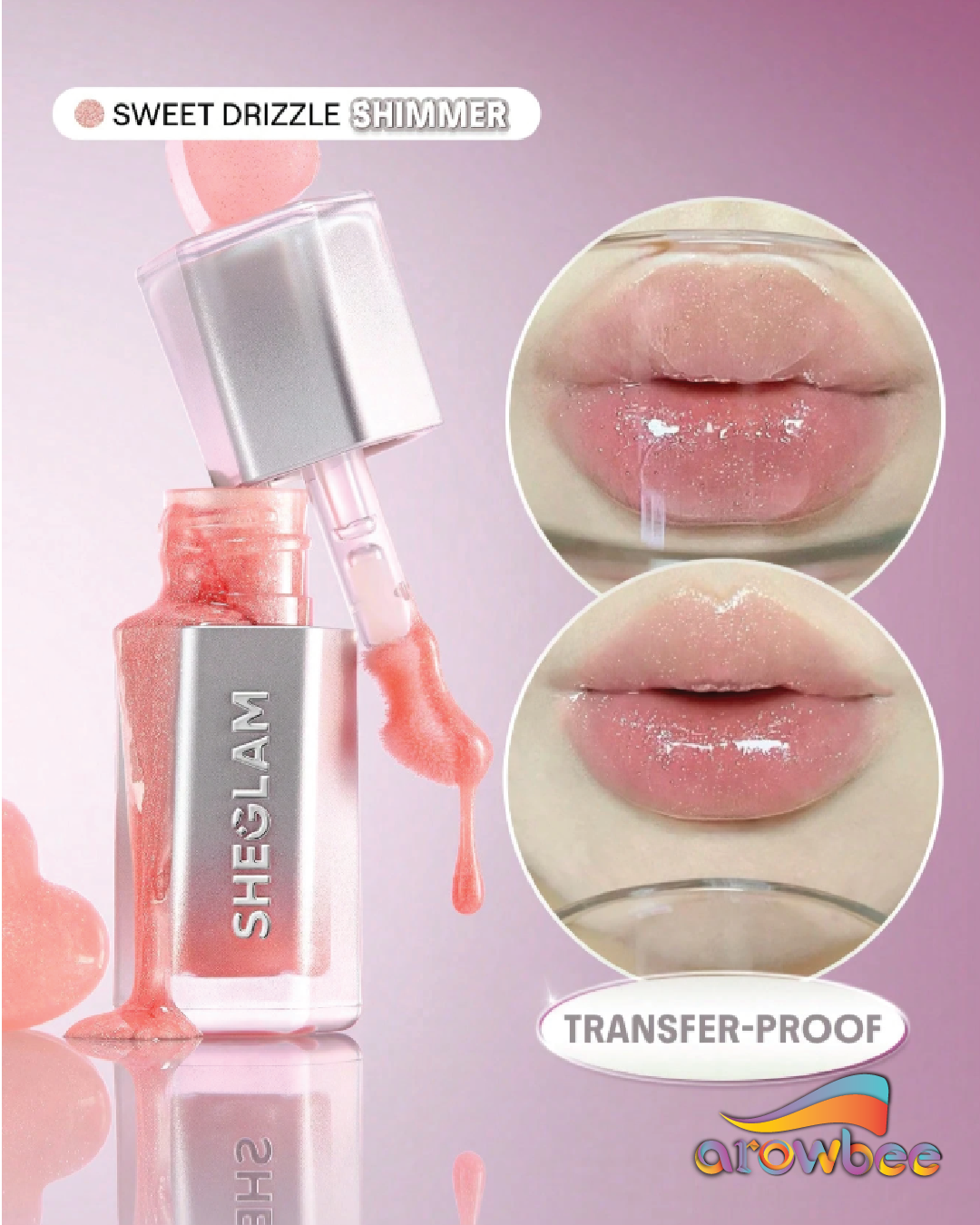 SHEGLAM Glass Lock Air Gloss – Arowbee